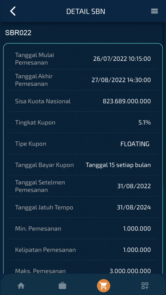 Pemesanan SBN - HELP Bions